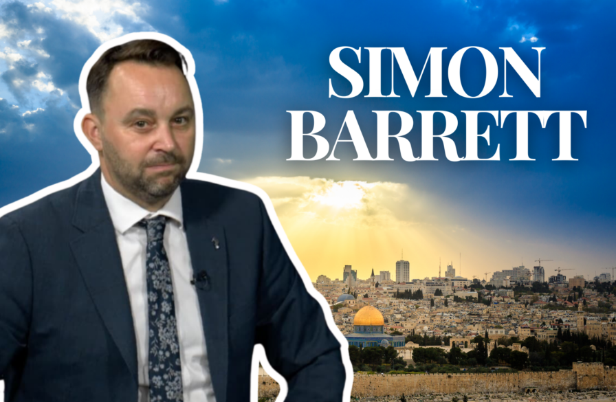 Morning with Simon Barrett at Karmel Apostolic House - ICEJ UK